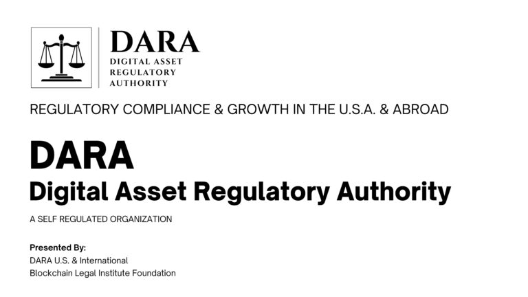 Dara members introduction deck - Digital Asset Regulatory Authority